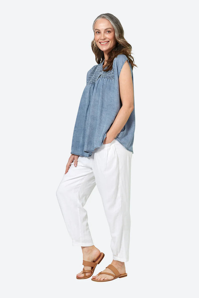 Elan Top - Denim – OllieandI