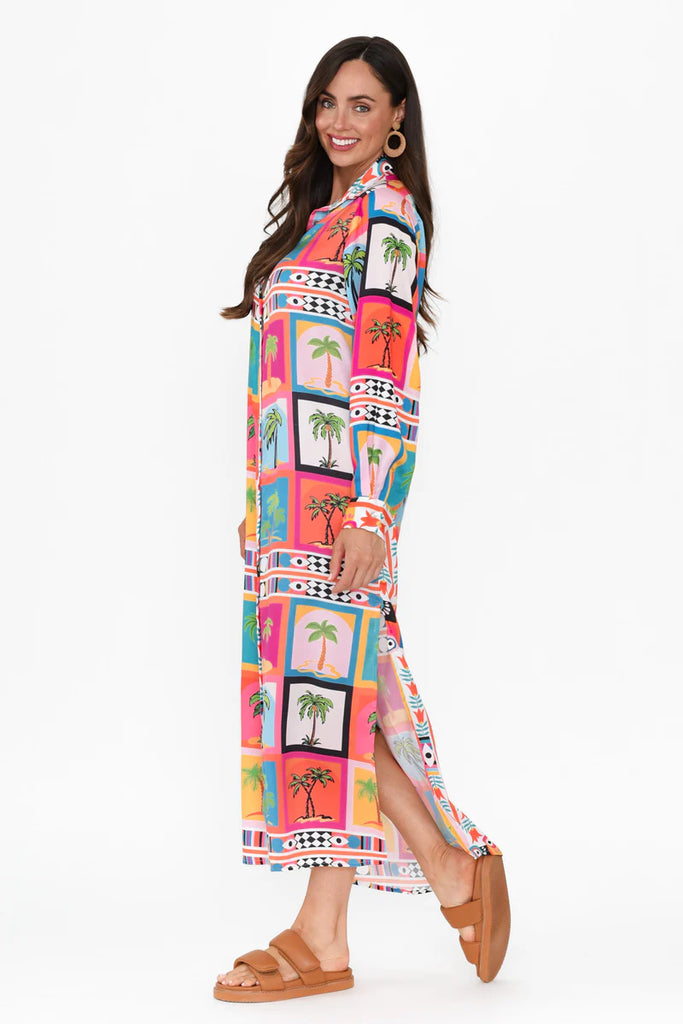 Shayli Dress - Palm Tree – OllieandI